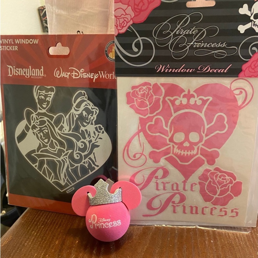 Disney Princess And Pirate Princess Decals - Gem